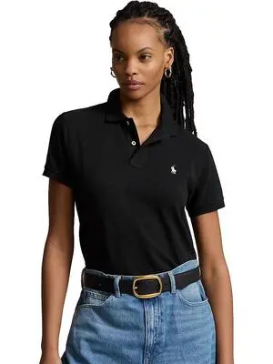 Ralph Lauren Classic Fit Mesh Polo Shirt - Polo Black