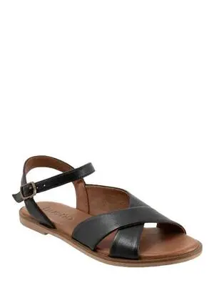 BUENO Harmony Ankle Strap Sandals Black