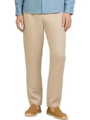 Onia Air Linen Pull-on Pant - Dune