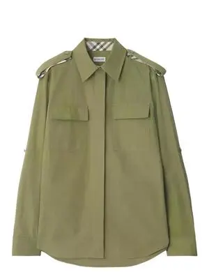 Burberry Cotton Shirt - Green