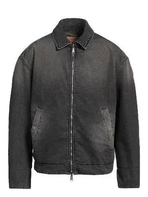 Diesel Denim Bomber Jacket - Black