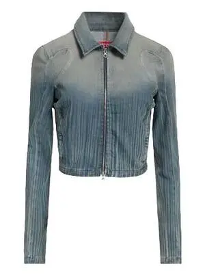 DIESEL® Denim Jacket With Classic Collar - Blue