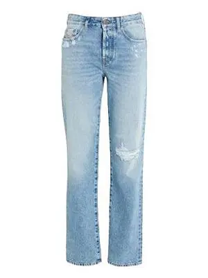 DIESEL® Cotton Straight-leg Jeans - Blue