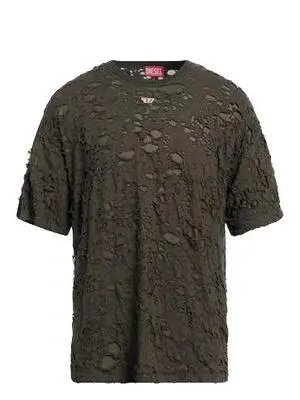 DIESEL T-shirt Military Size Cotton - Green