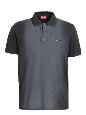 DIESEL Polo Shirt Lead Size Cotton - Grey