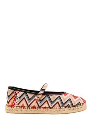 Missoni Suede Espadrille Flats - Multicoloured