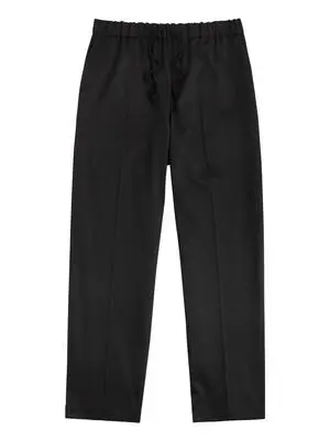 MAISON MARGIELA Tapered-leg Woven Trousers - Black