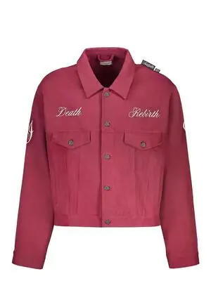 ISABELLA 1985 Embroidered Cotton Jacket - Red