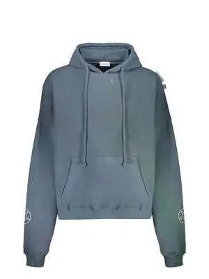ISABELLA 1985 Graphic-print Cotton Hoodie - Grey