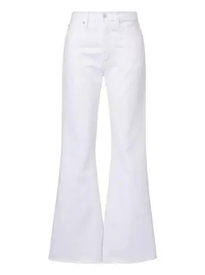 FRAME The Lax Flared Jeans - White