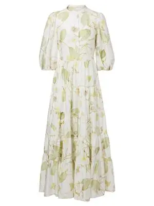 Erdem Cotton Maxi Dress - White