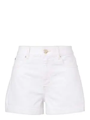 FRAME The Charm Denim Shorts - White