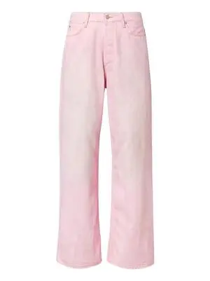 Acne Studios 1981 Distressed Wide-leg Jeans - Pink