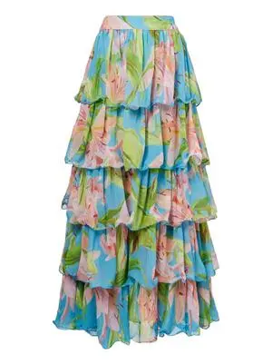 Farm Rio Floral Maxi Skirt - Multicoloured
