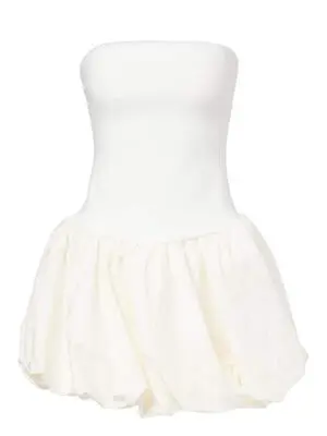 Simkhai Pollie Linen And Rayon-blend Minidress - Black