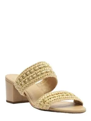 AREZZO Vera Block Heel Sandal - Beige