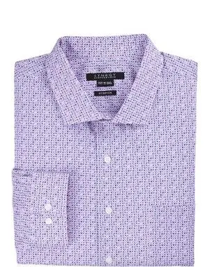 SYNRGY BY DXL Big & Tall Performance Dress Shirt - Fuchsia