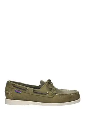 SEBAGO Portland Boat Shoes - Green Military
