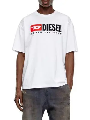 DIESEL® T-boxt-div Relaxed Logo T-shirt - White