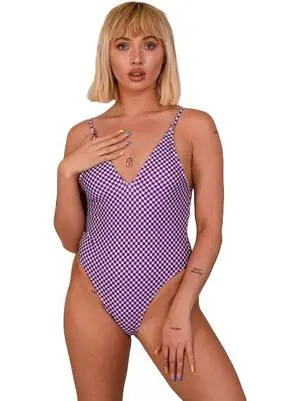 OOSC Checkmate One-Piece Swimsuit Multi