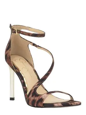 Jessica Simpson Qamille Ankle Strap Sandal Natural