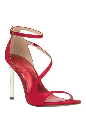 Jessica Simpson Qamille Ankle Strap Sandal - Red Muse