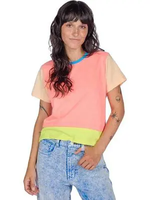 MOKUYOBI Color Blocked Double Hem Tee - Surfie