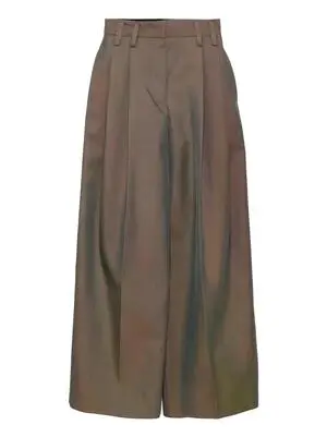 JIL SANDER Wide-leg Trousers - Brown