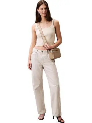 Calvin Klein Calvin Klein Jeans 90s Straight Leg Jeans Soft Bone