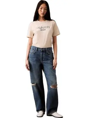Calvin Klein 90s Loose Fit Jeans - Vintage River Destroyed