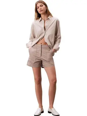 Calvin Klein Cotton Sateen Short - Atmosphere