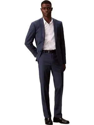 Calvin Klein Slim Fit Suit Pants - Blue