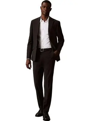 Calvin Klein Slim Fit Suit Pants - Grey