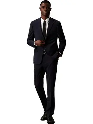 Calvin Klein Slim Fit Suit Pants - Navy