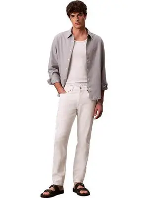 Calvin Klein Calvin Klein Slim Fit Jeans Chalk White
