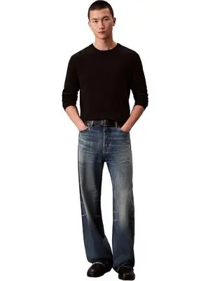 Calvin Klein Classic Cashmere Crewneck Pullover - Black