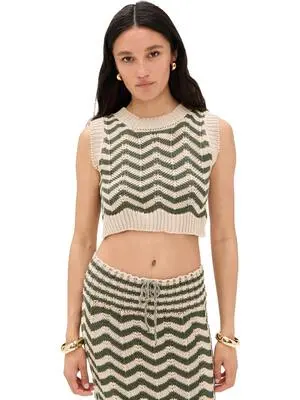 Agua Bendita Emory Crop Top - Multi