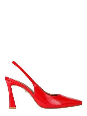 Kurt Geiger Sweetie Faux-leather Slingback Courts - Red
