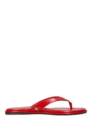 Sam Edelman Remi Faux-leather Flat Sandals - Red