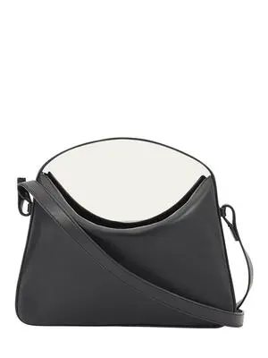 AESTHER EKME Soft Baguette Calfskin Leather Crossbody Bag - Black