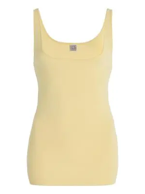 TOTEME Compact Knit Tank - Yellow