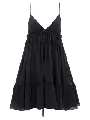 CHLOÉ Organic Silk Crepe De Chine Mini Dress