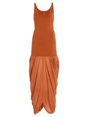 TOTEME Cocoon Jersey Dress Orange