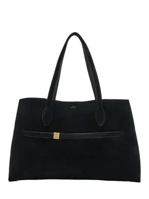 TOTEME Suede Lounge Tote - Black