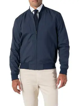 Robert Talbott Jackson Baseball Jacket Navy