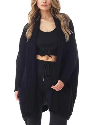Heaven Open Cardigan - Black
