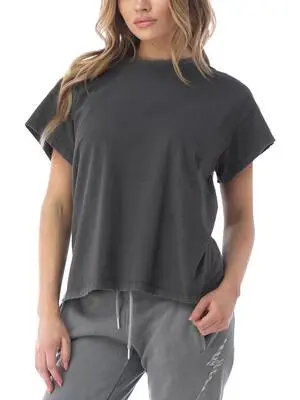 Heaven Boxy Tee - Charcoal