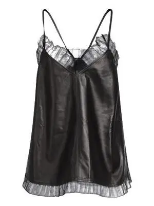DONDUP Lambskin Camisole - Black