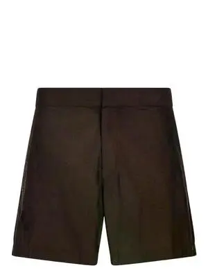FERRAGAMO Monogram Bermuda Shorts - Brown