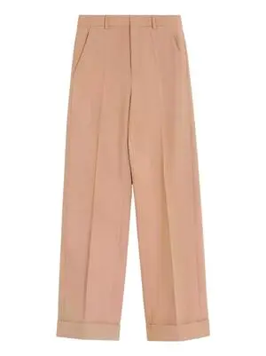Valentino Garavani Wool Trousers - Brown